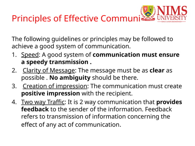 Principles and 7 C's of effective Communication.pptx