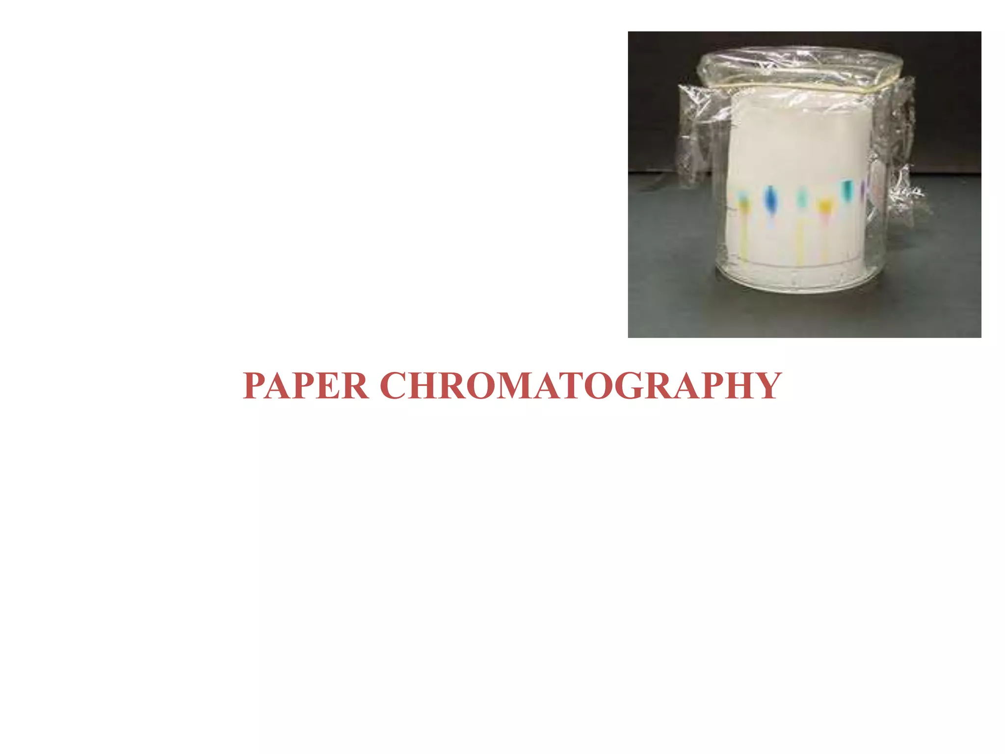 Principles and application of chromatography | PPTX