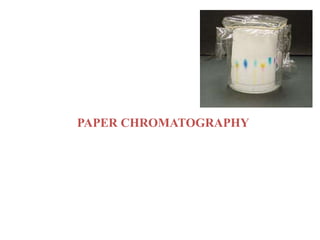 Principles and application of chromatography | PPTX