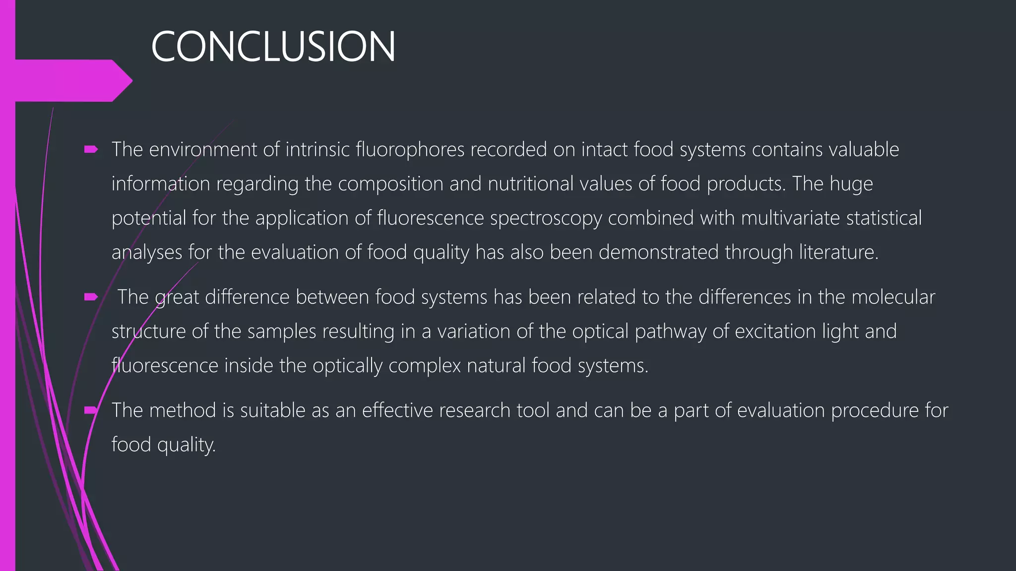 Principles and application of fluorescence spectroscopy | PPTX
