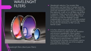 Principles and application of fluorescence spectroscopy | PPTX