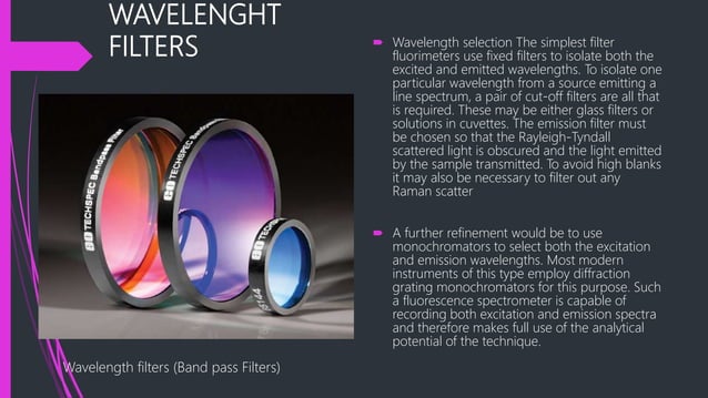 Principles and application of fluorescence spectroscopy | PPTX