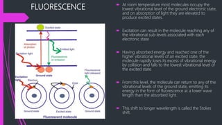 Principles and application of fluorescence spectroscopy | PPTX