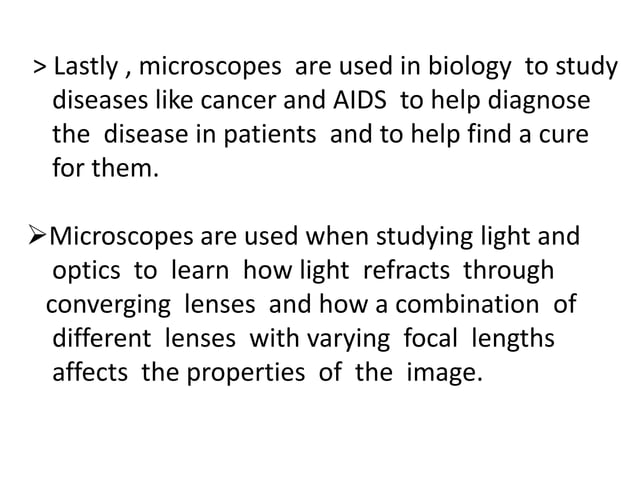 Principles and application of light microscopy | PPTX
