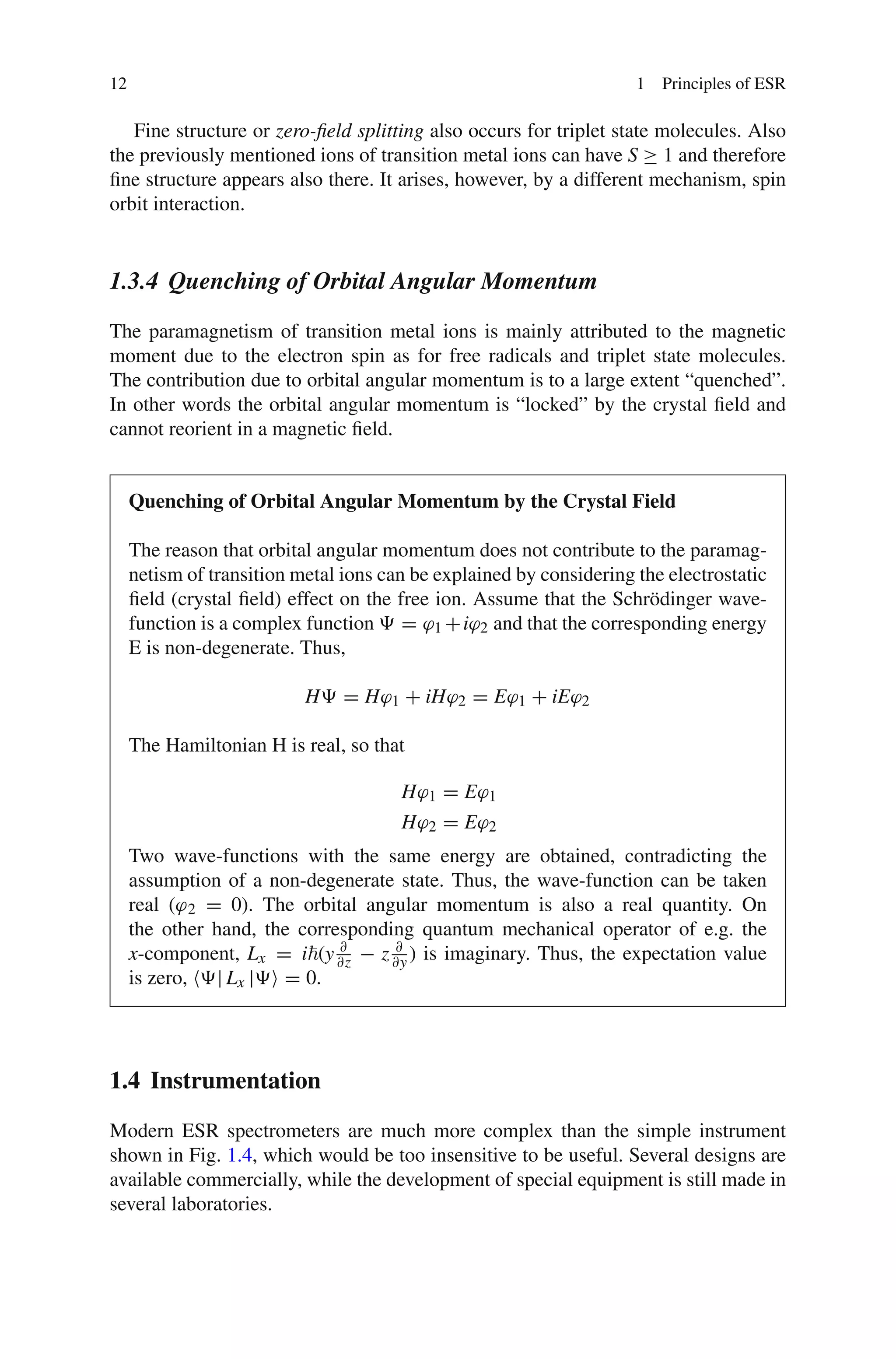 Principles and applications of esr spectroscopy | PDF