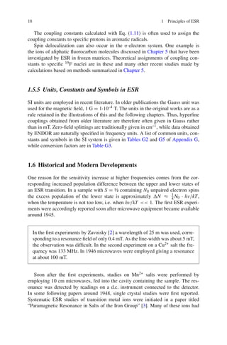 Principles and applications of esr spectroscopy | PDF