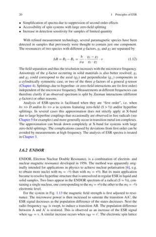 Principles and applications of esr spectroscopy | PDF