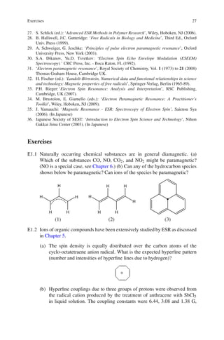 Principles and applications of esr spectroscopy | PDF