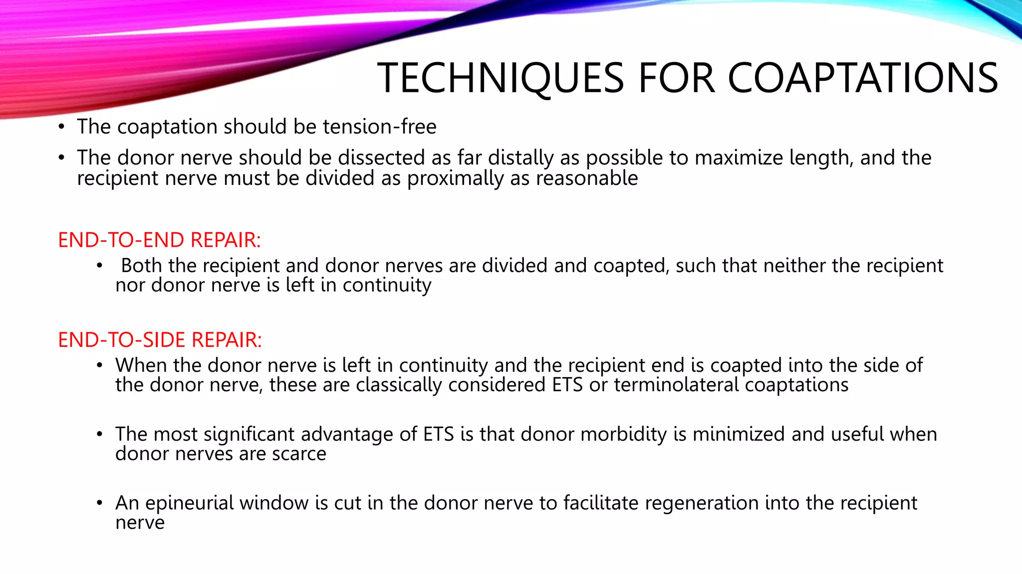 Principles and applications of Nerve transfer by Maheen Fatima.pptx