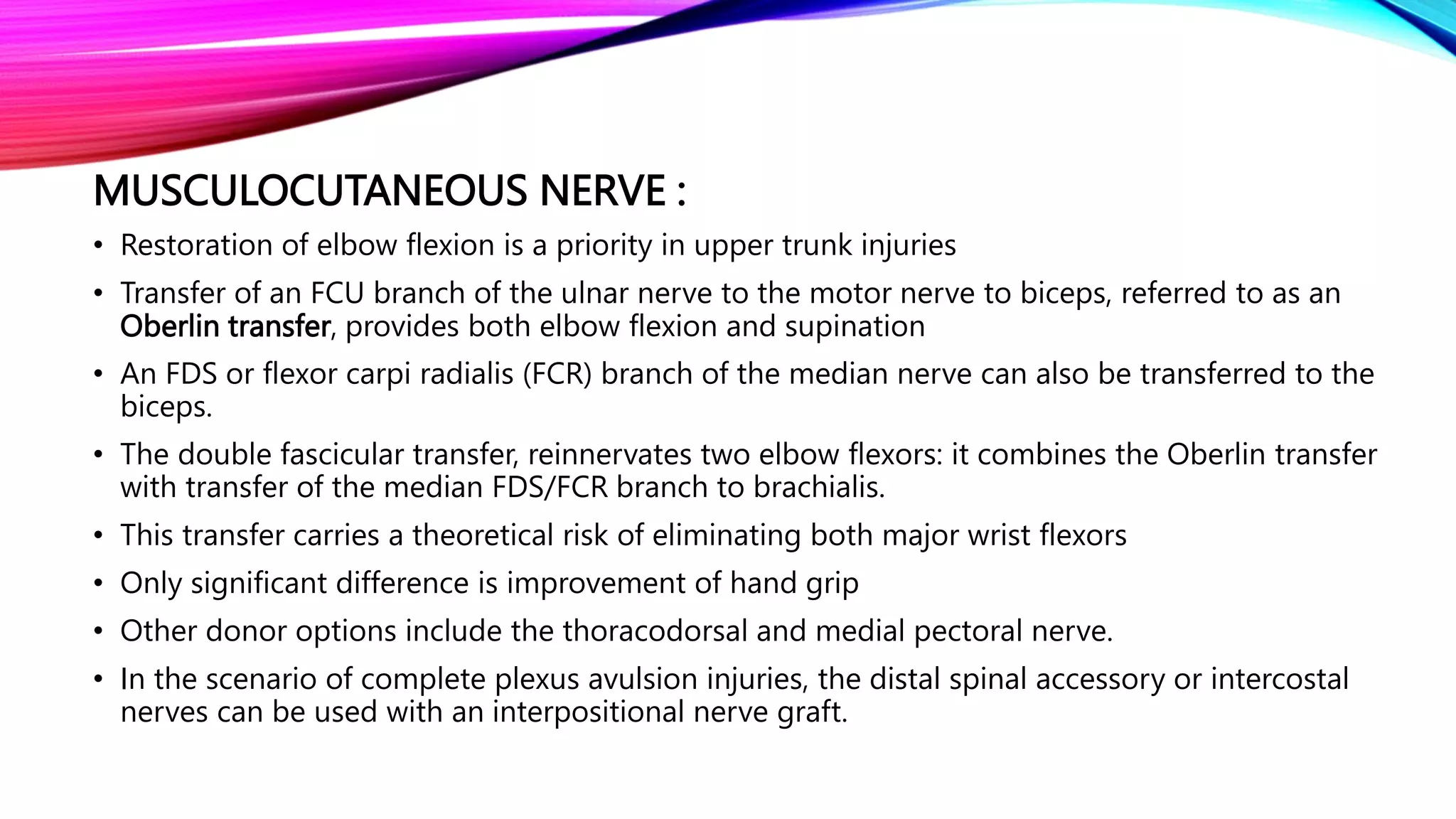 Principles and applications of Nerve transfer by Maheen Fatima.pptx