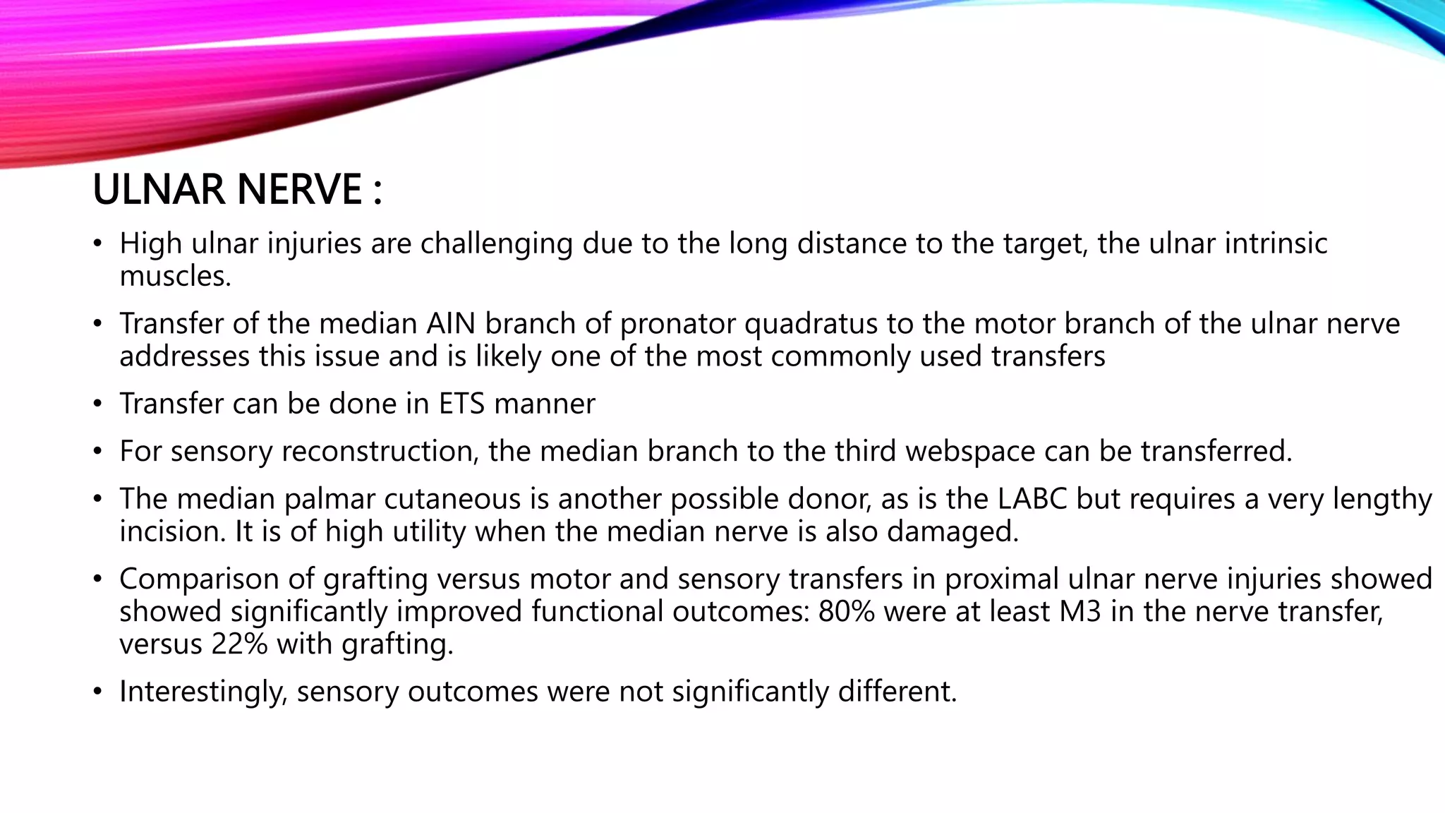 Principles and applications of Nerve transfer by Maheen Fatima.pptx