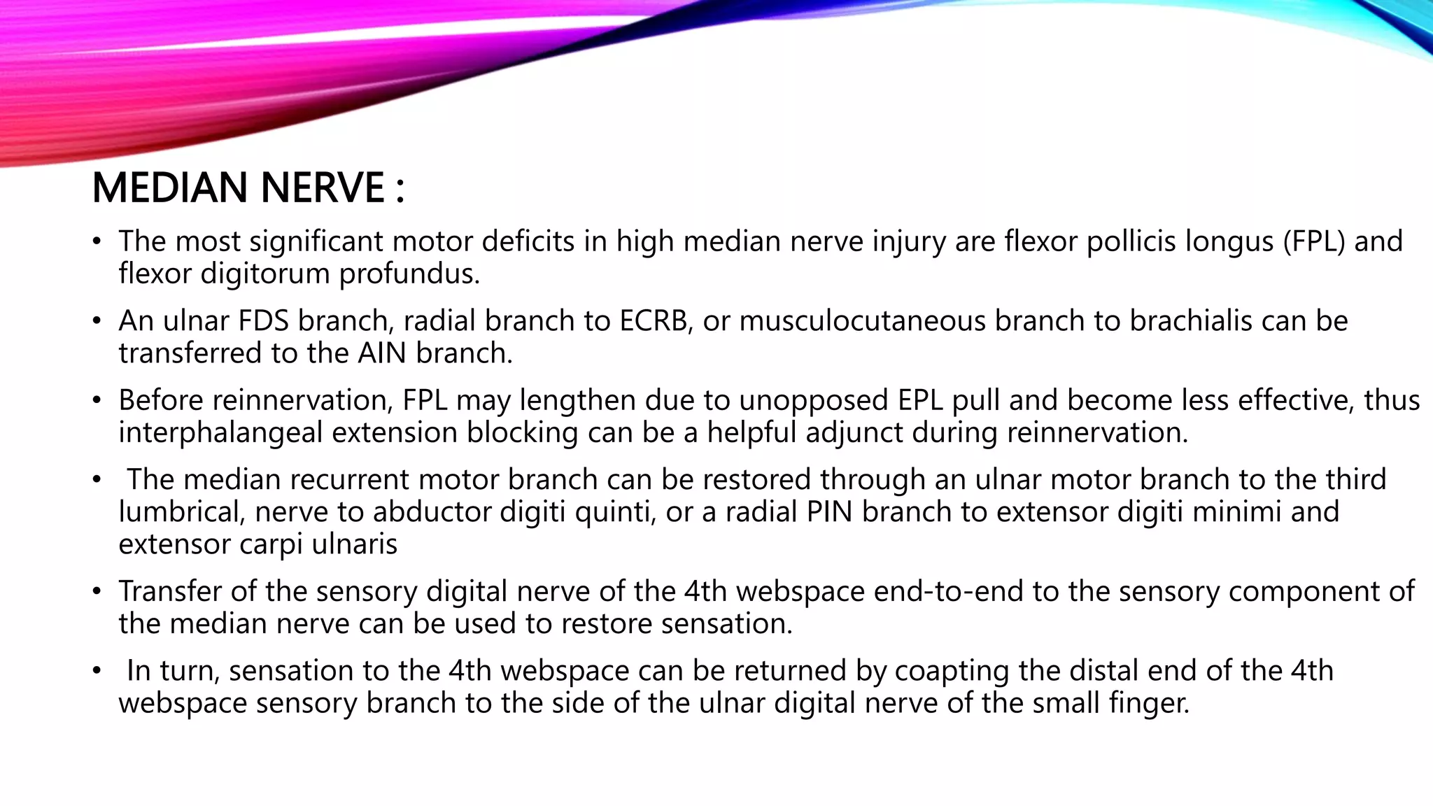 Principles and applications of Nerve transfer by Maheen Fatima.pptx