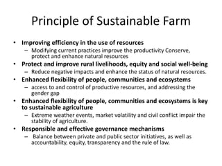 Principles and approaches of converting conventional farms into ...