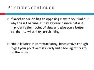 Principles and barriers | PPTX | Dating | Family and Relationships