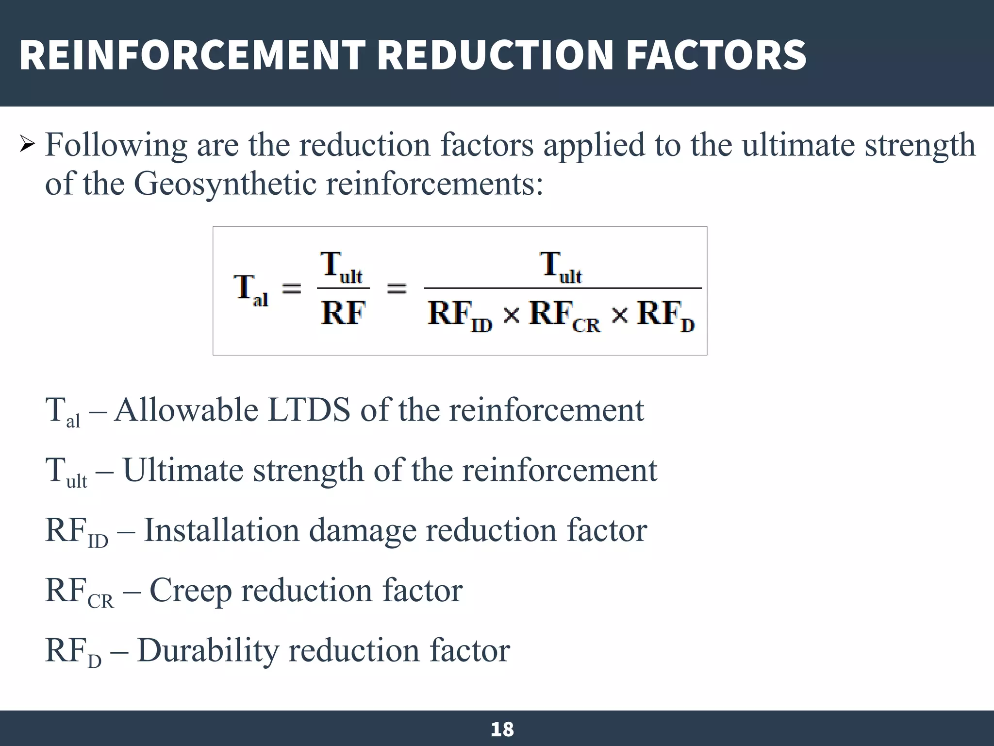 Principles and design concepts of reinforced soil walls | PDF