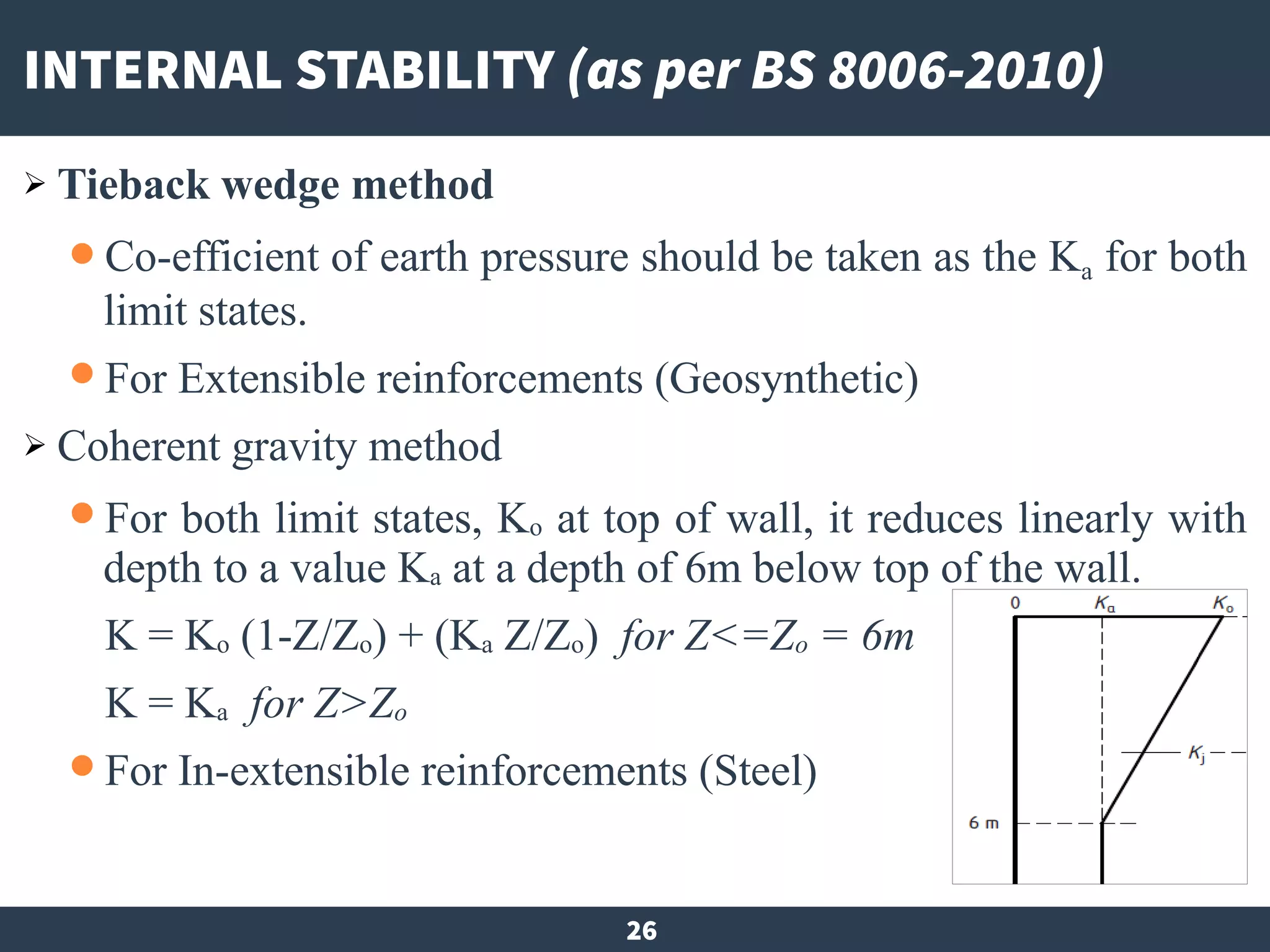 Principles and design concepts of reinforced soil walls | PDF