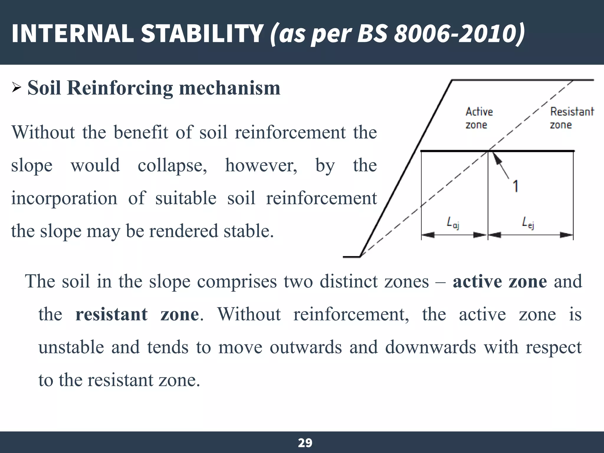 Principles and design concepts of reinforced soil walls | PDF