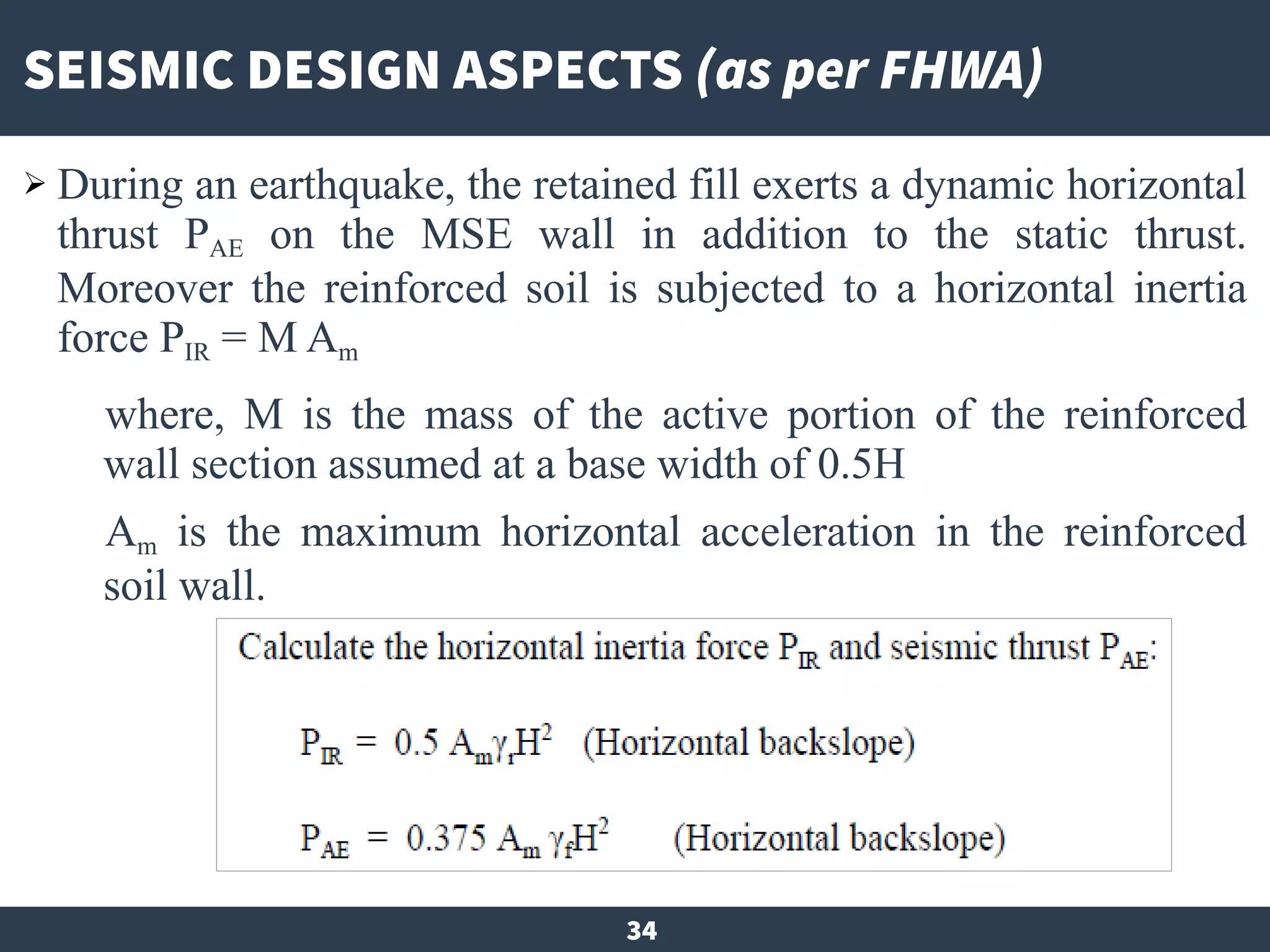 Principles and design concepts of reinforced soil walls | PDF
