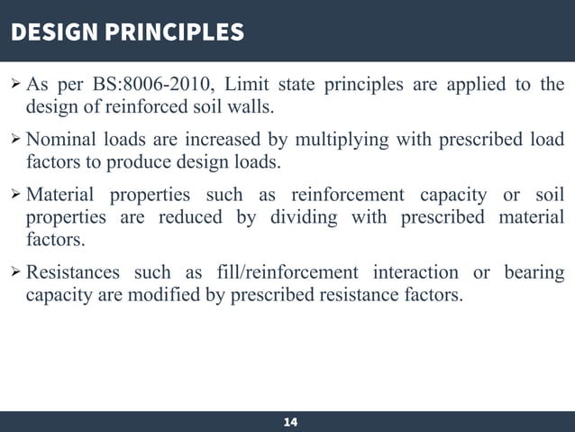 Principles and design concepts of reinforced soil walls | PDF | Home ...