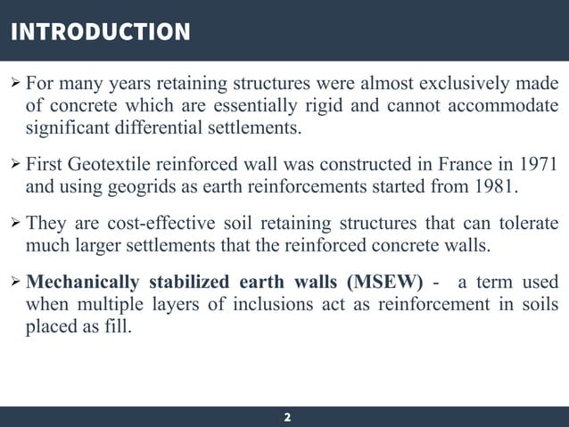 Principles and design concepts of reinforced soil walls | PDF | Home ...