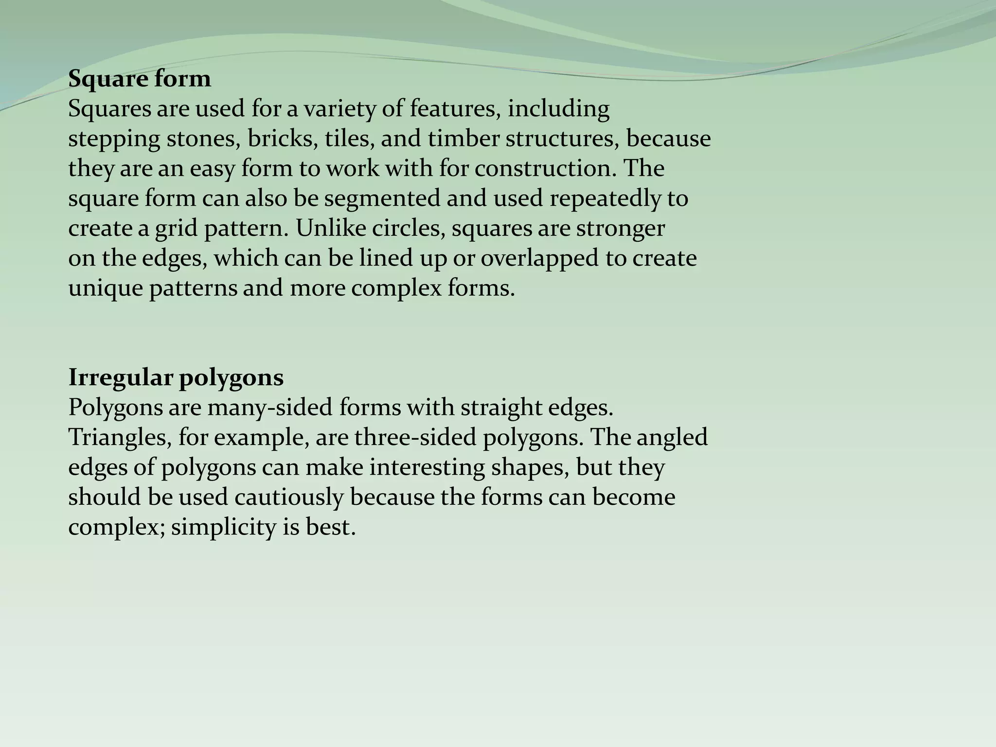 Principles and elements of landscape design | PPTX