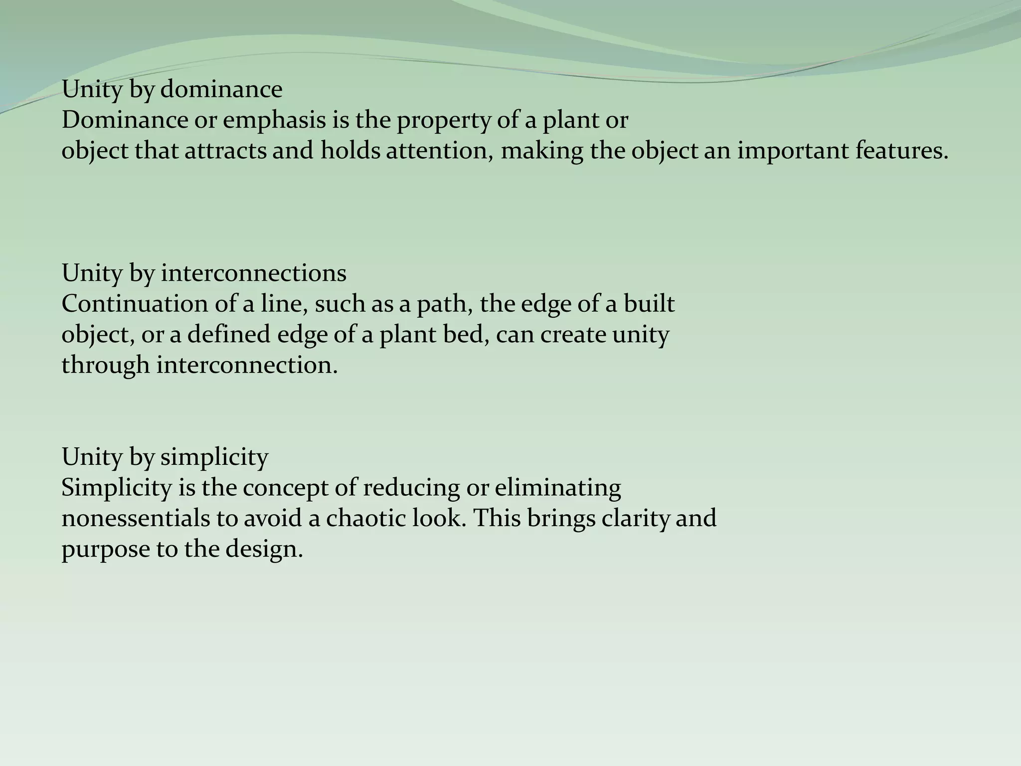 Principles and elements of landscape design | PPTX