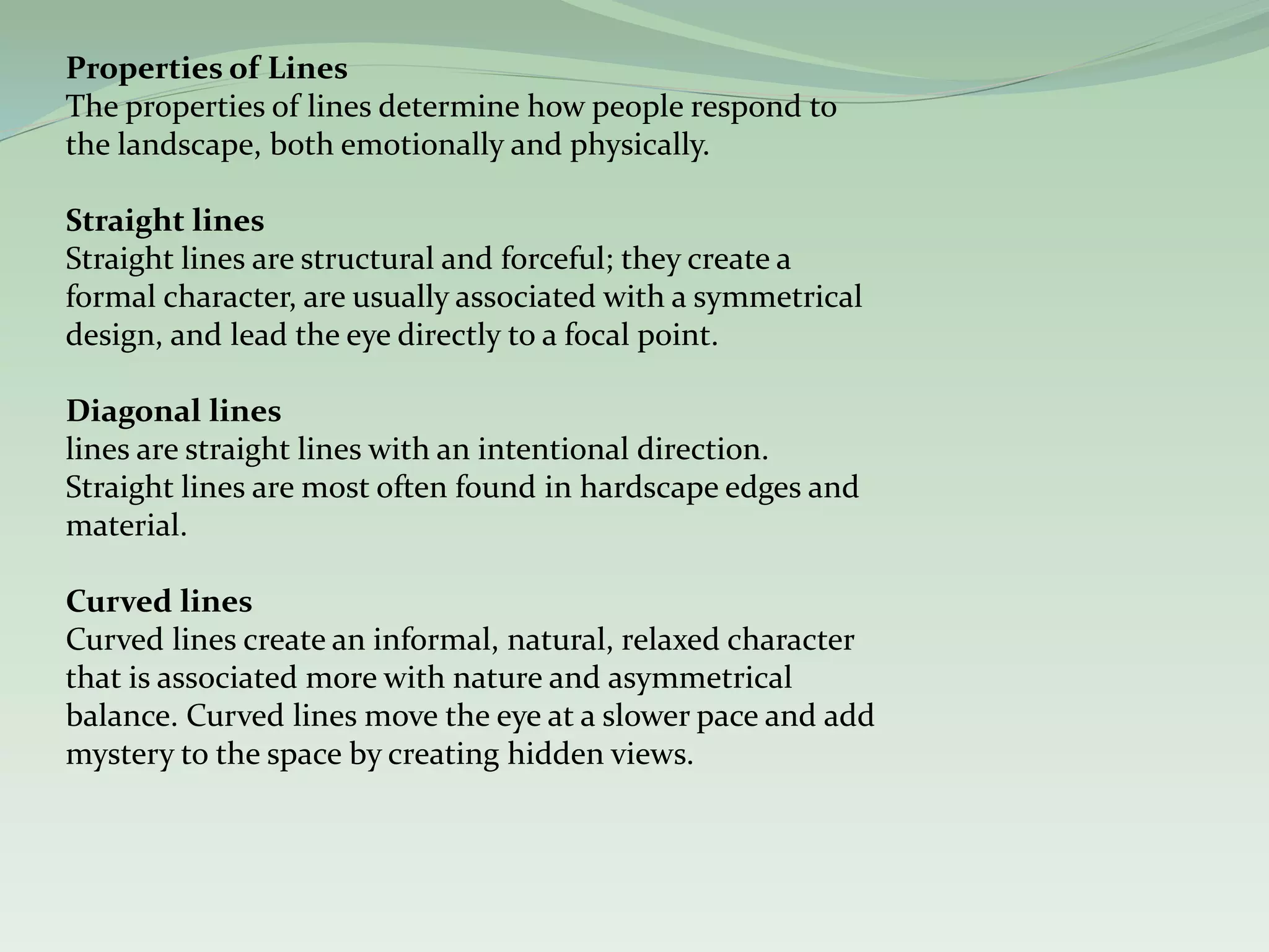 Principles and elements of landscape design | PPTX