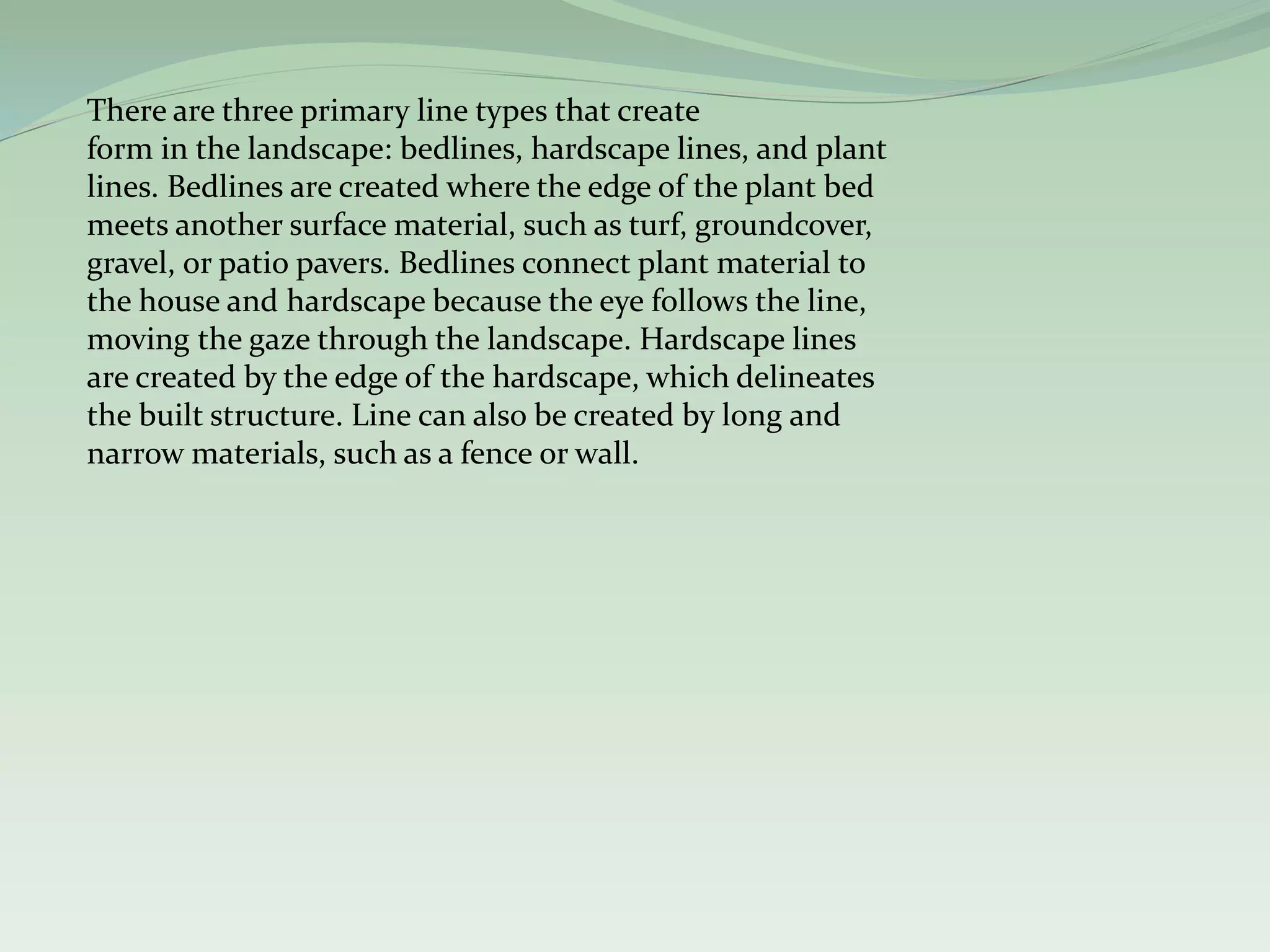 Principles and elements of landscape design | PPTX