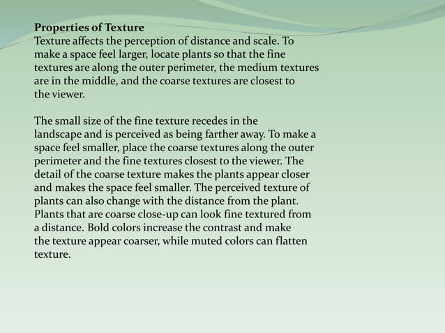Principles and elements of landscape design | PPTX