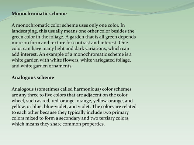 Principles and elements of landscape design | PPTX