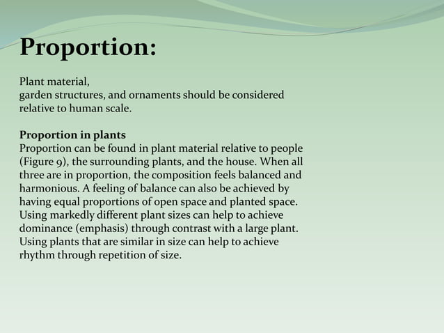 Principles and elements of landscape design | PPTX