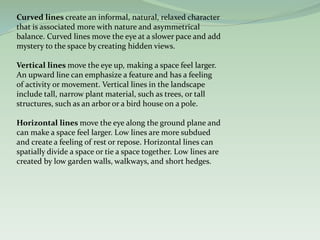 Principles and elements of landscape design | PPTX