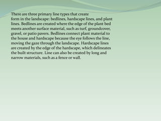 Principles and elements of landscape design | PPTX