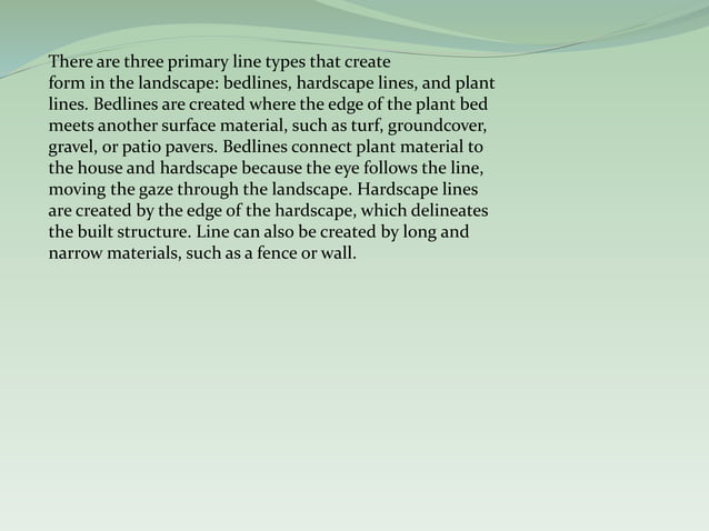 Principles and elements of landscape design | PPTX