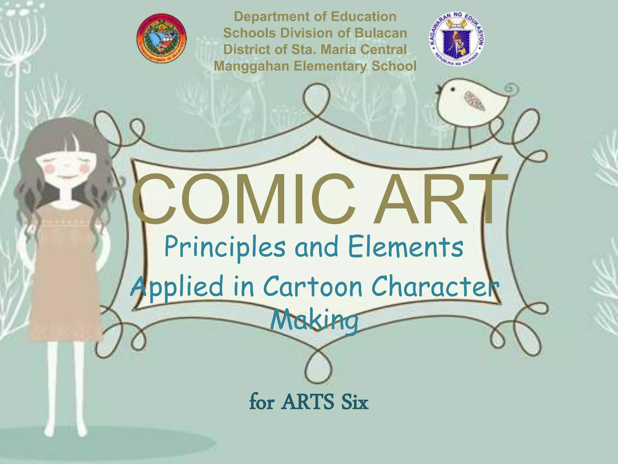 Principles and elements applied in comic art | PPTX