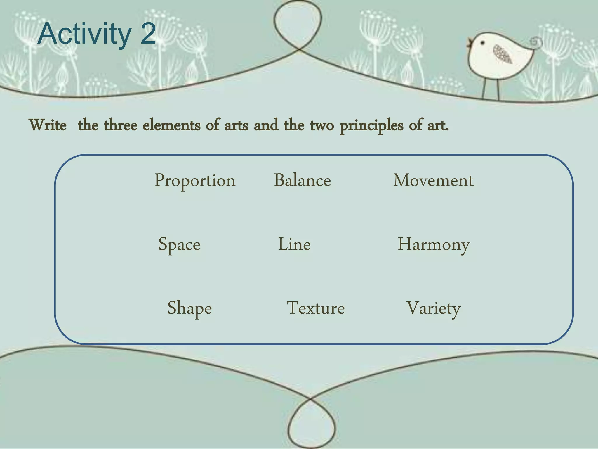 Principles and elements applied in comic art | PPTX