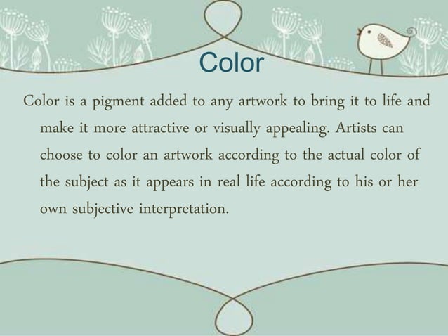 Principles and elements applied in comic art | PPTX