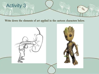 Principles and elements applied in comic art | PPTX