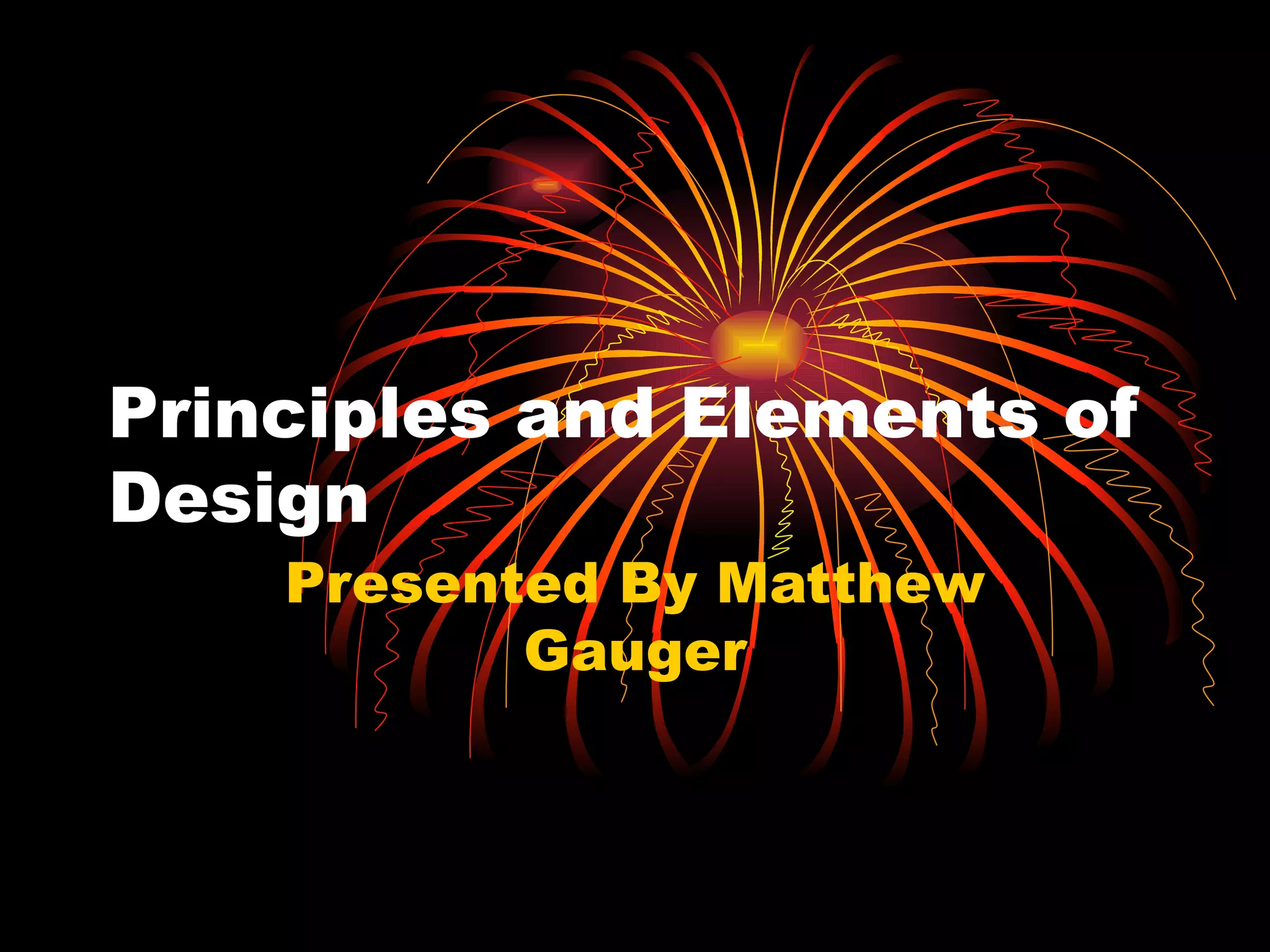 Principles and elements of design | PPT