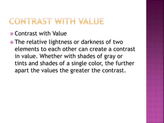Principles and elements of design | PPTX