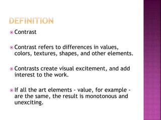 Principles and elements of design | PPT