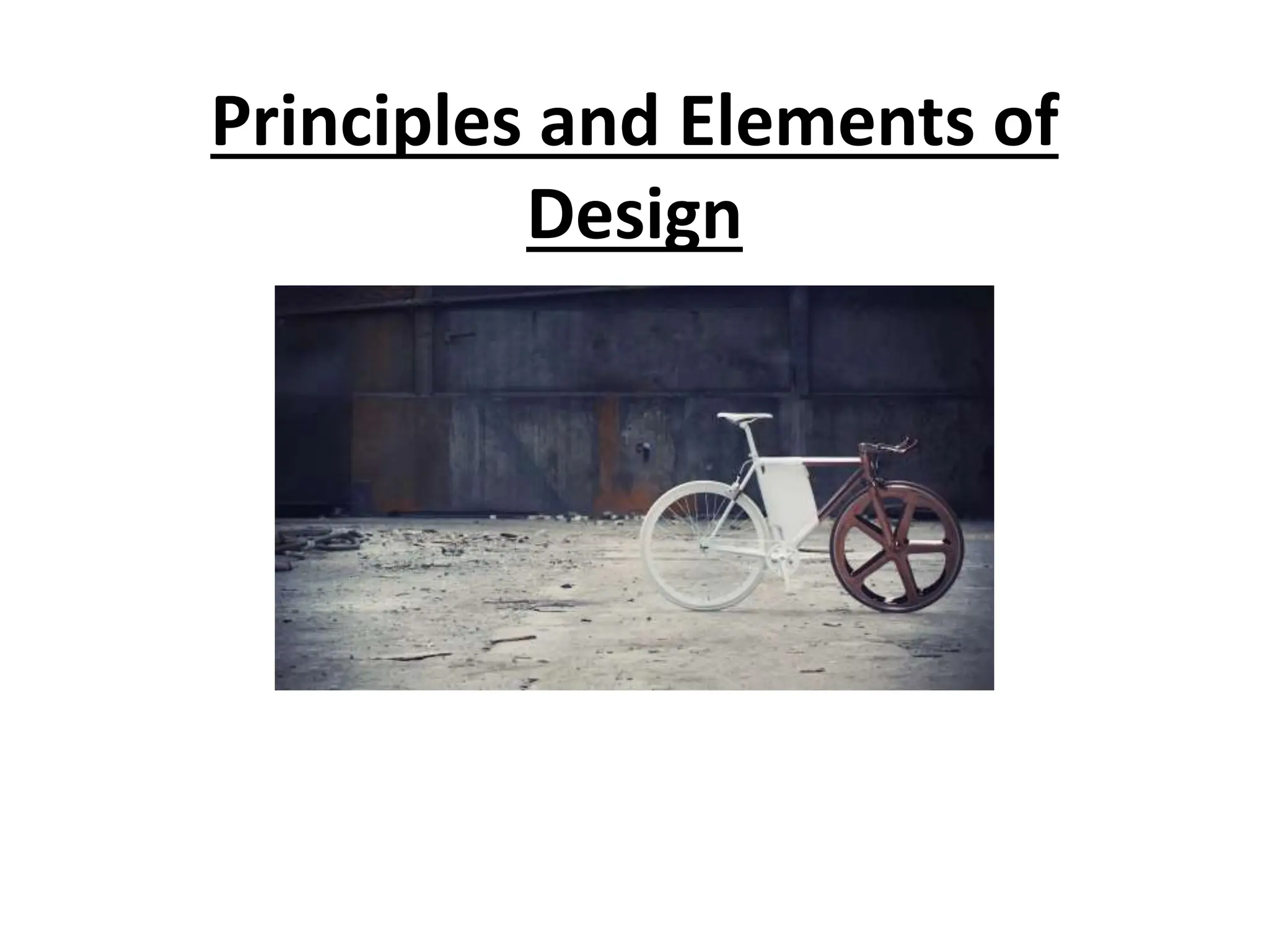 Principles and Elements of Design.pptx | Design | Fine Art