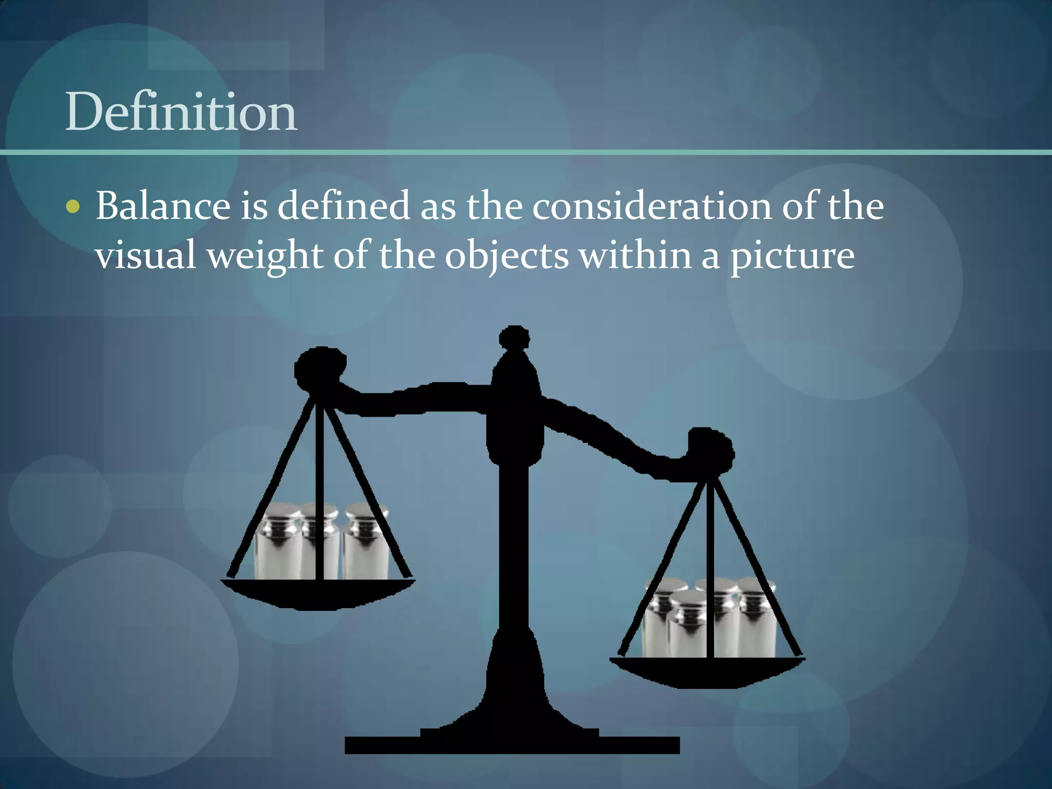 Principles and elements of design --balance | PPTX