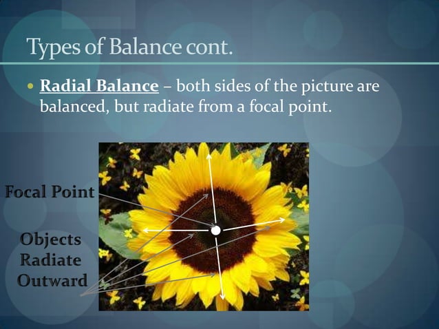 Principles and elements of design --balance | PPTX