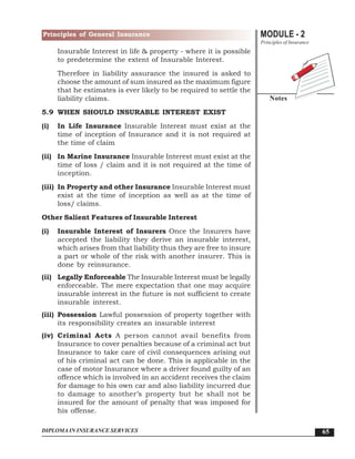 Principles and fundamentals of general insurance | PDF