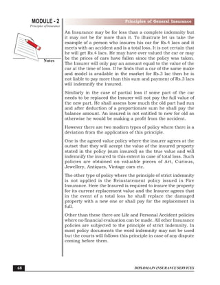 Principles and fundamentals of general insurance | PDF