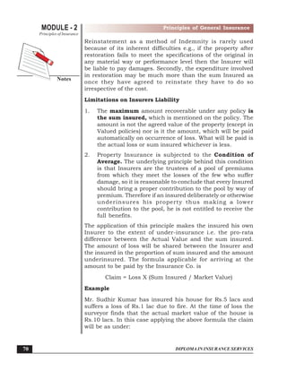 Principles and fundamentals of general insurance | PDF