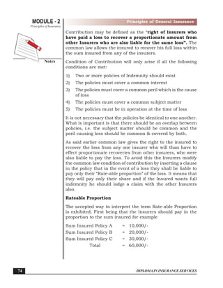 Principles and fundamentals of general insurance | PDF