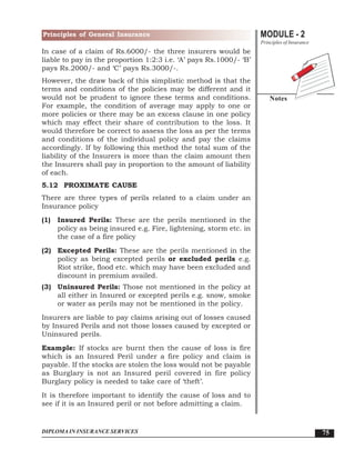 Principles and fundamentals of general insurance | PDF