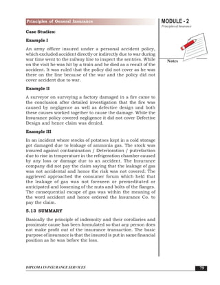 Principles and fundamentals of general insurance | PDF